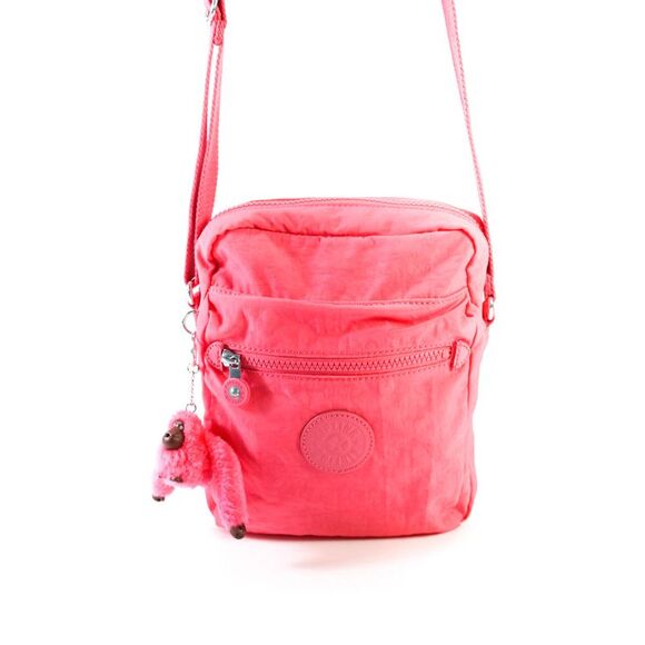 Kipling | Bags | Kipling Womens Crossbody Shoulder Handbag Neon Pink ...